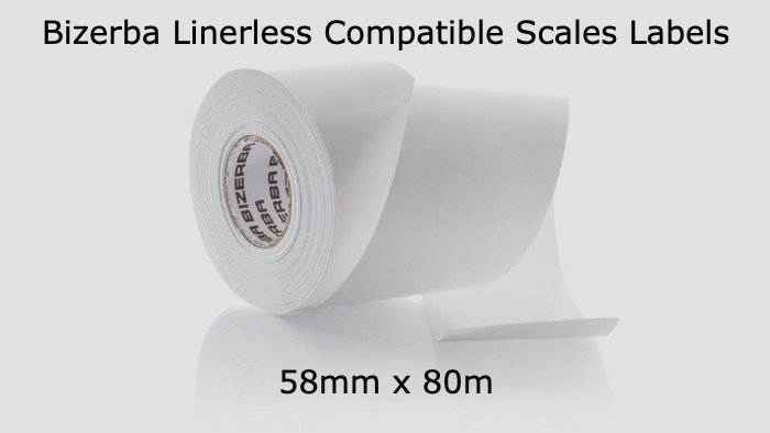 High-Quality 58mm Bizerba Linerless Labels - Fast Shipping